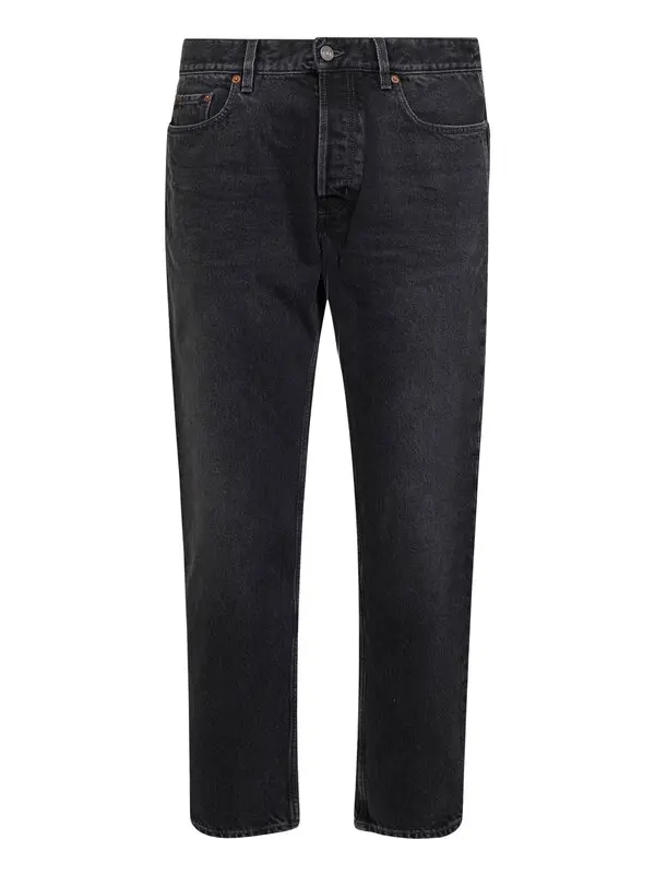 Saint Laurent Mick Straight-leg Denim Jeans - Multicolor