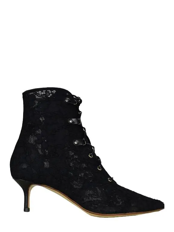 FRANCESCO RUSSO Lace Boots - Black