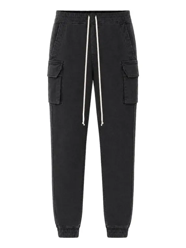 Rick Owens Jeans Cargo Mastodon Cut - Black