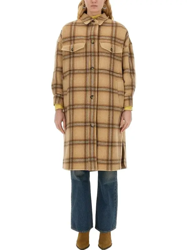 Isabel Marant Étoile Coat Fontizia - Cream
