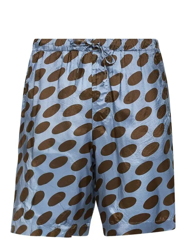 Dries Van Noten Ellipses-printed Shorts - Multicolor