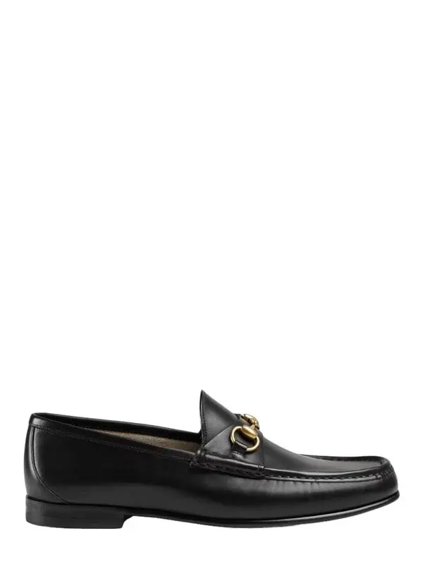 Gucci Horsebit Calf Leather Loafers - Black