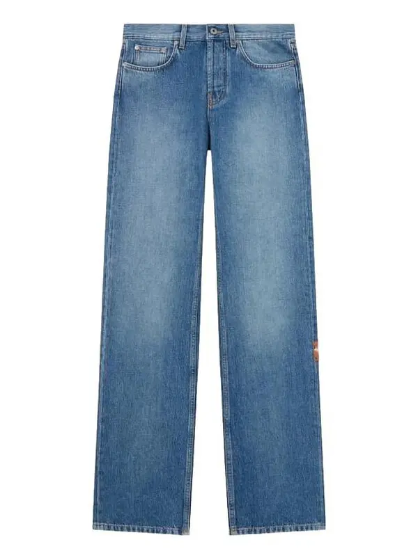 Off-White Denim Straight-leg Jeans - Blue