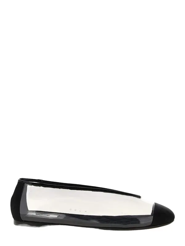 Moschino Pvc Ballet Flats - Black