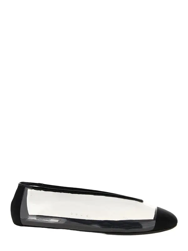 Moschino Pvc Ballet Flats - Black