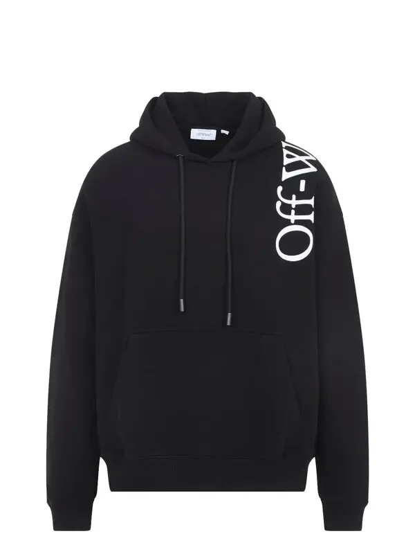 Off-White Vertical Bookish Skate Hoodie - Black