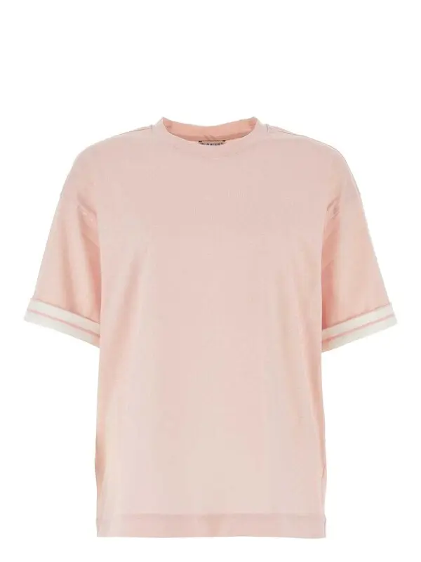 Burberry Cotton Oversize T-shirt - Pink