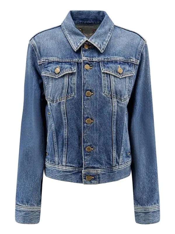 GOLDEN GOOSE Slim Fit Denim Jacket - Blue