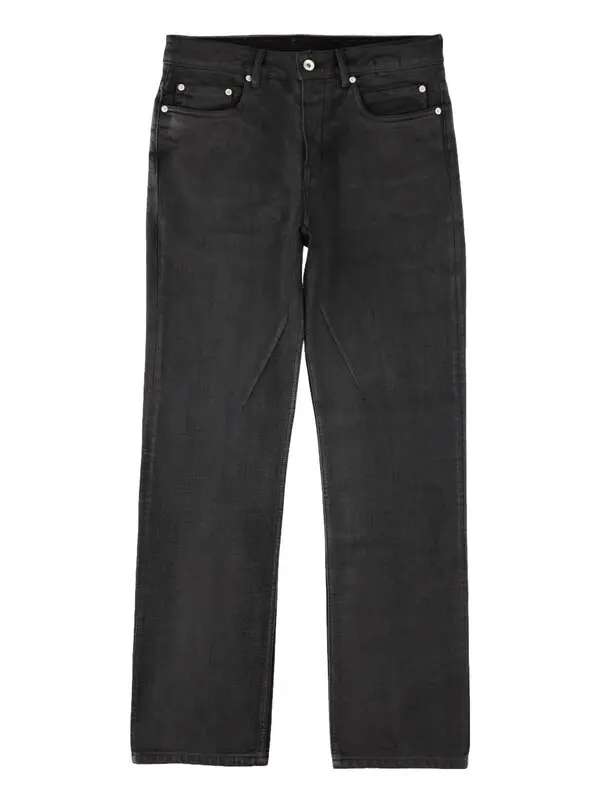 Rick Owens Jeans Fog Cut - Black