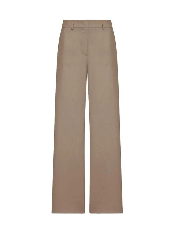 Giorgio Armani Tailored Linen Trousers - Multicolor