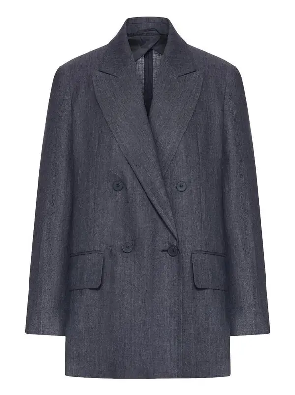 Max Mara Olimpia Double-breasted Blazer - Multicolor