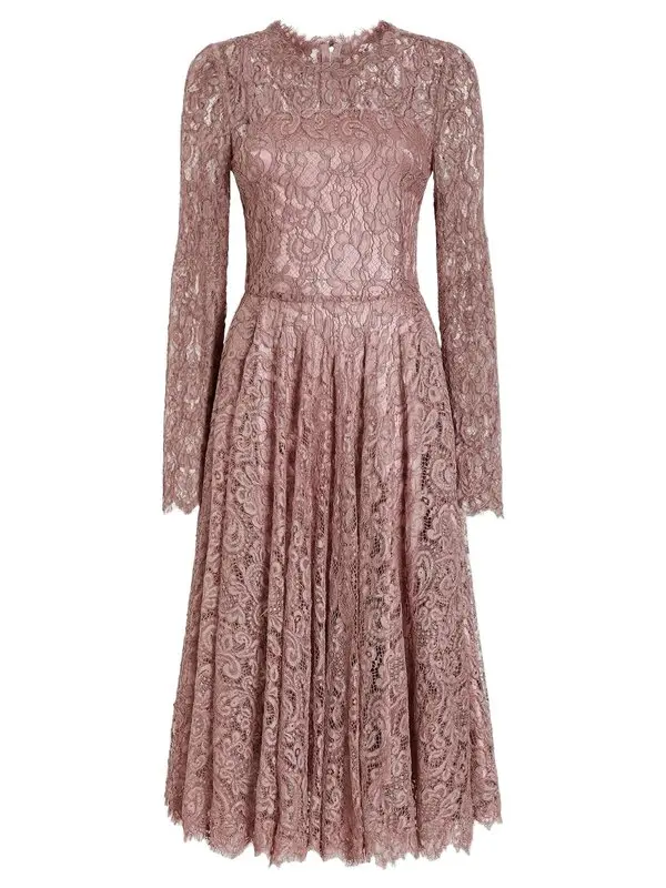 Dolce & Gabbana Lace Dress - Multicolor