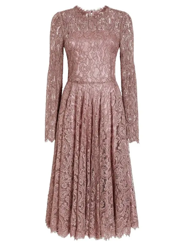 Dolce & Gabbana Lace Dress - Multicolor