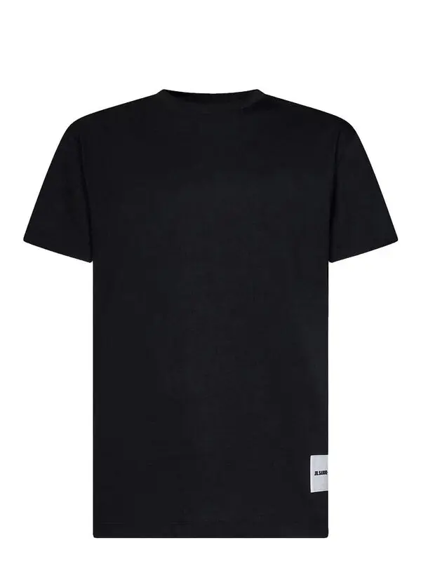 JIL SANDER Set Of 3 Short Sleeve T-shirts - Black