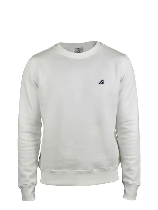 AUTRY Cotton Graphic Sweatshirt - White