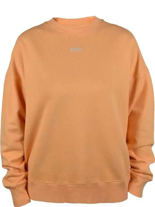 AUTRY Cotton Logo Sweatshirt - Orange