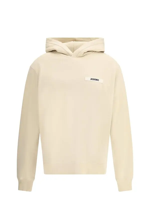 Jacquemus Hooded Sweatshirt - Cream