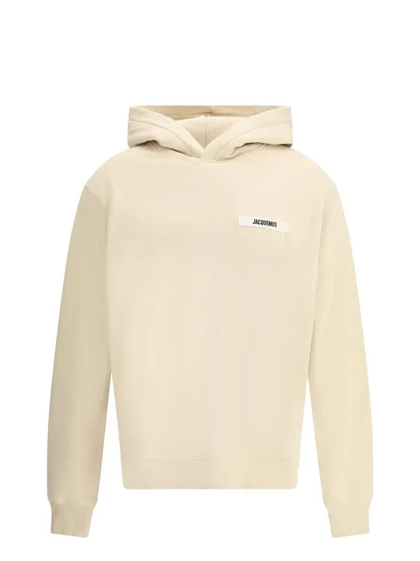 Jacquemus Hooded Sweatshirt - Cream