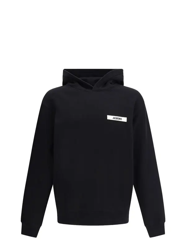 Jacquemus Hooded Sweatshirt - Black