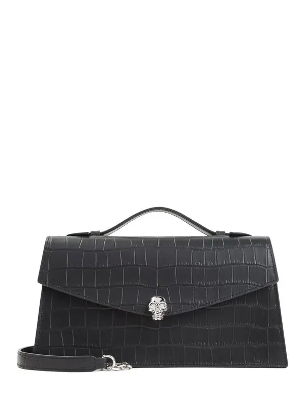 Alexander McQueen Skull Top Handle Bag - Black