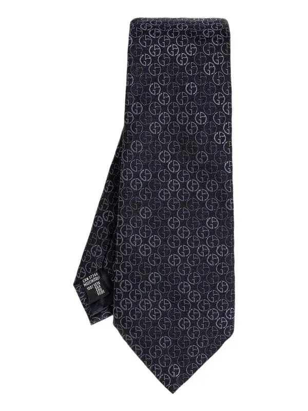 Giorgio Armani Cravatta In Seta - Blue