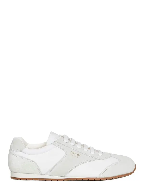 Prada Re-nylon And Suede Sneakers - Multicolor
