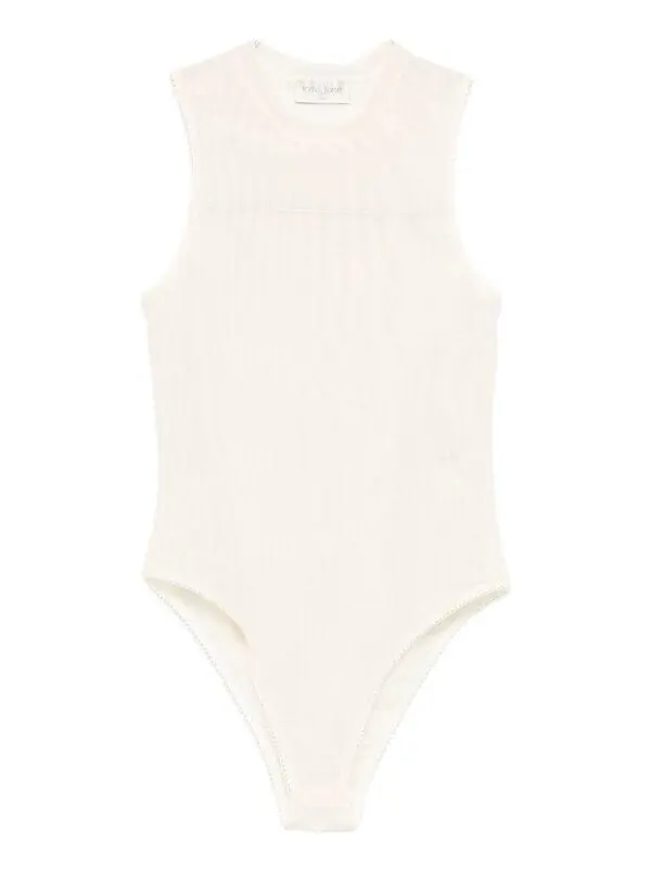 FORTE_FORTE Tulle Bodysuit - Multicolor