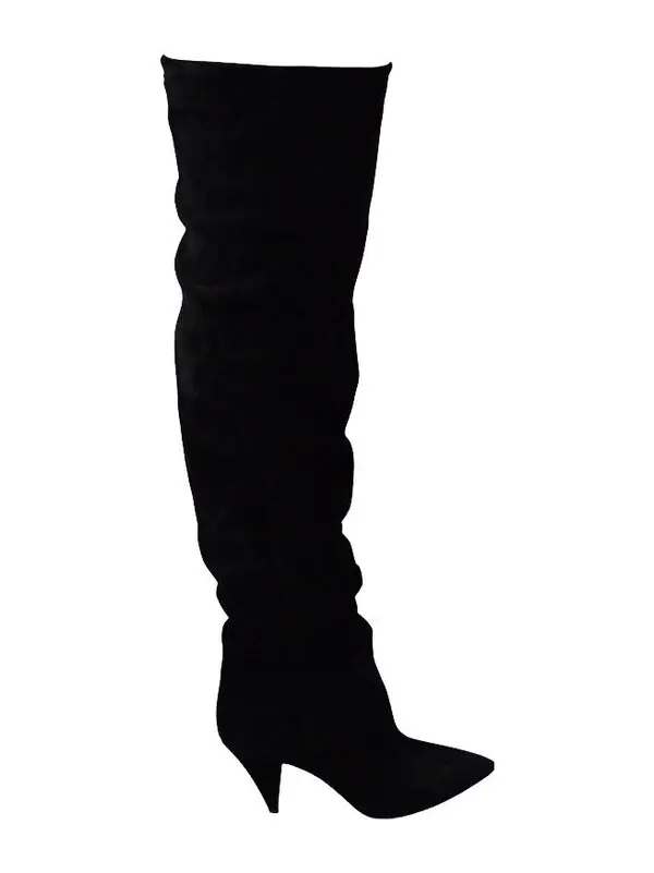 Saint Laurent Era 85 Over-the-knee Boots - Black