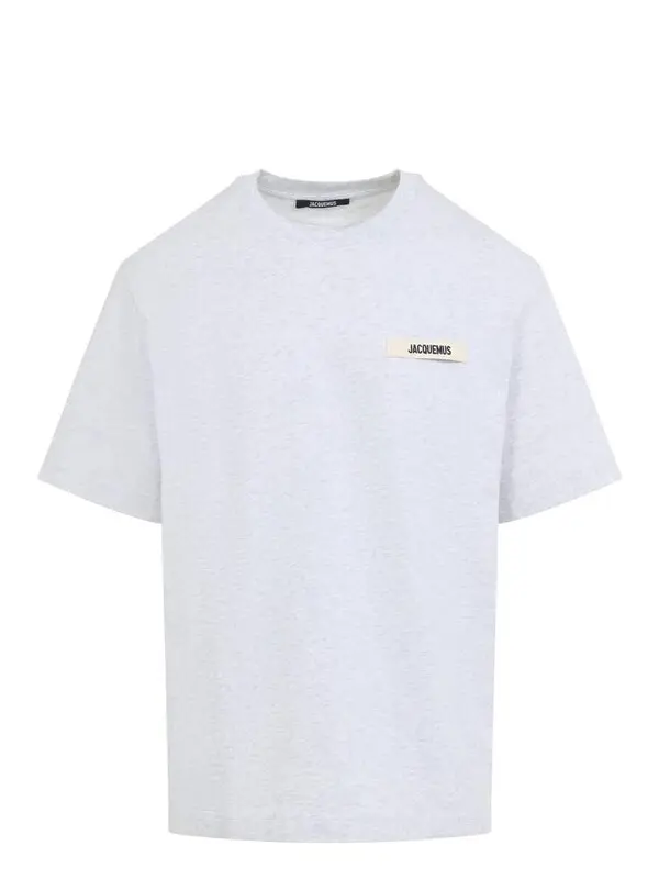 Jacquemus Le T-shirt Grosgrain T-shirt - Gray