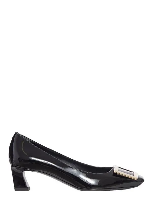 ROGER VIVIER Patent Trumpette Pumps - Black