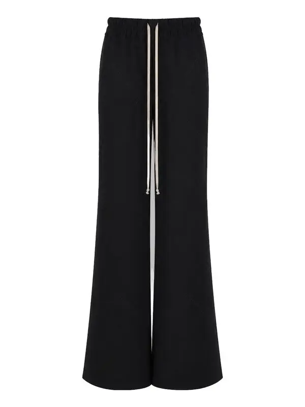 Rick Owens Pantalone Con Coulisse - Black