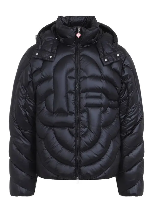 Casablanca Quilted Puffer Jacket - Black