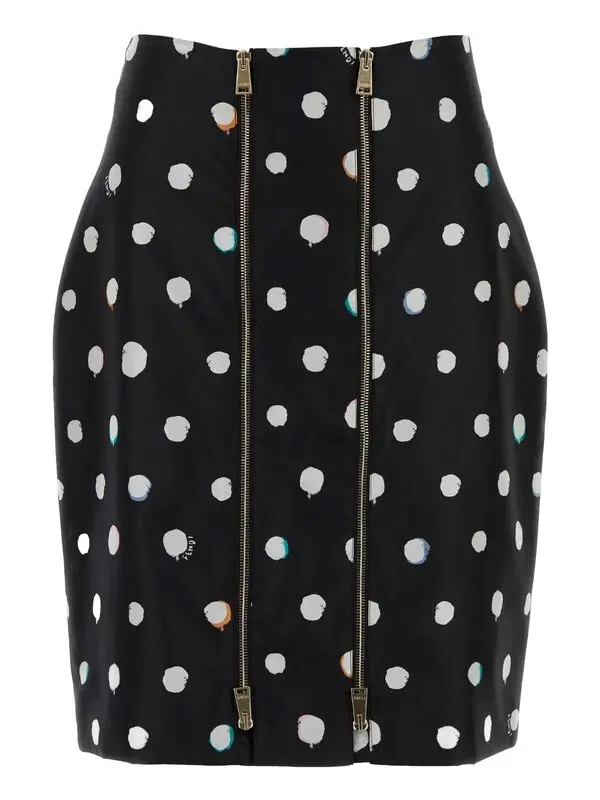 Fendi Printed Taffeta Skirt - Multicolor
