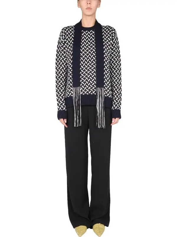 JIL SANDER Jacquard Sweater - Multicolor