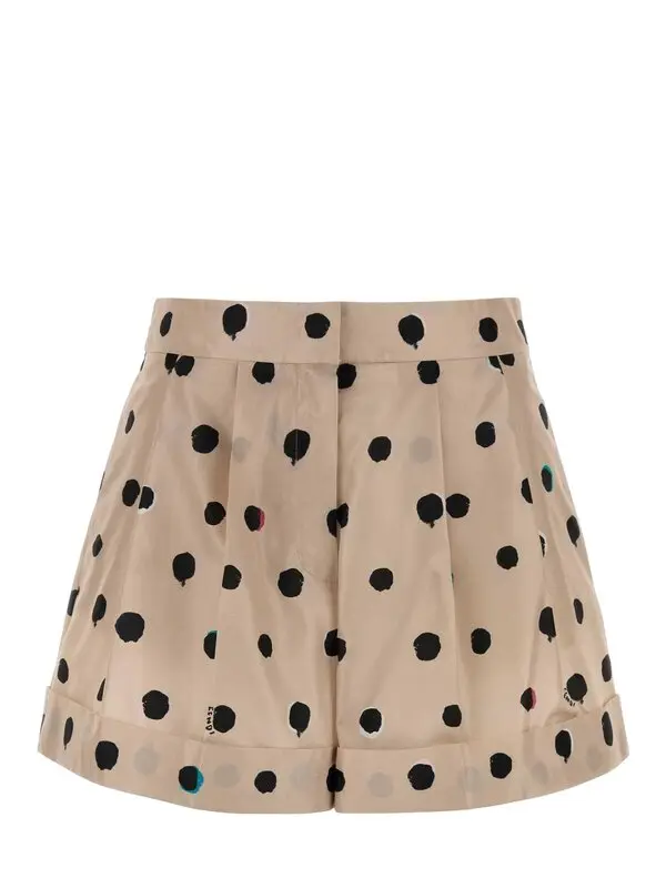 Fendi Printed Taffeta Shorts - Multicolor