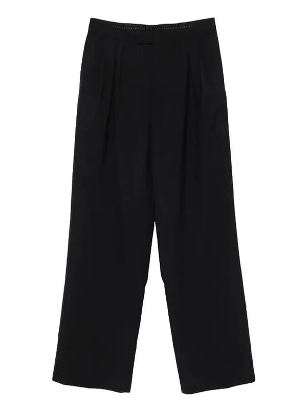 Dries Van Noten Trousers Tailored Trousers - Black