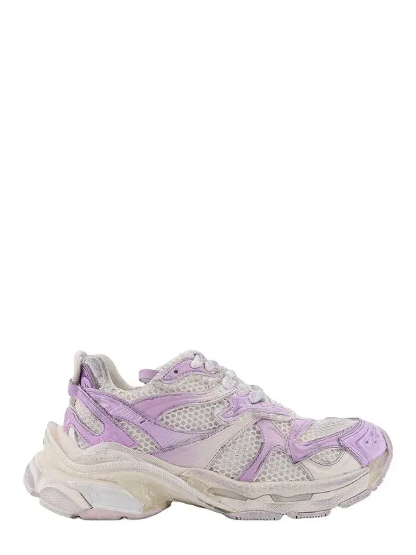 Balenciaga Runner 2 Sneakers In Nylon And Mesh - Multicolor