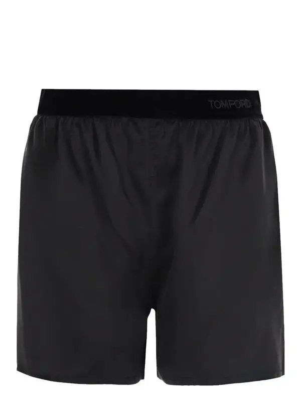 TOM FORD Silk Shorts - Black