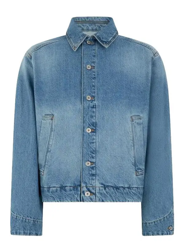 Jacquemus Faded Denim Jacket - Blue