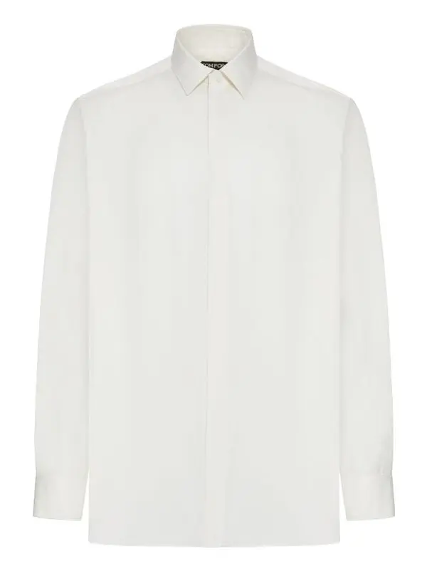 TOM FORD Classic Fluid Twill Shirt - Multicolor