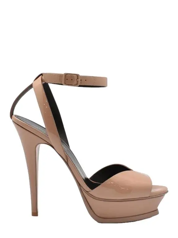 Saint Laurent Tribute Lips Sandals - Pink