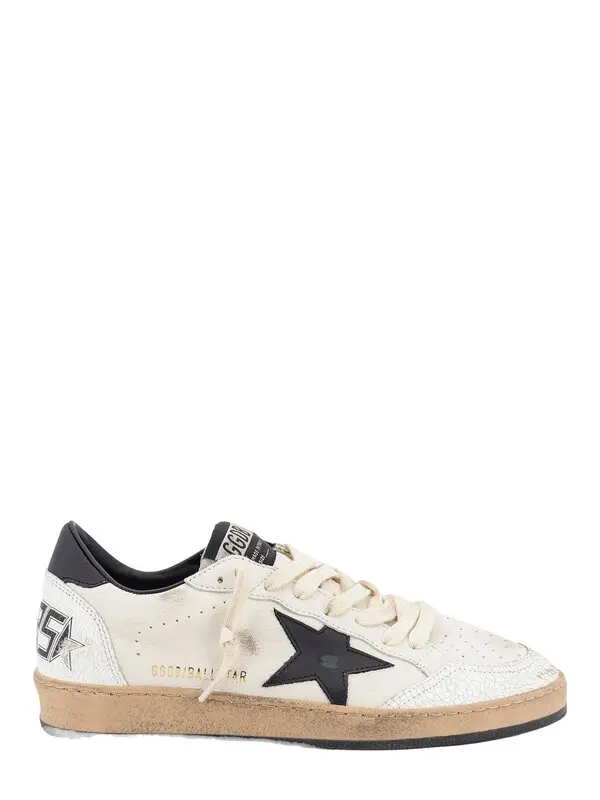 GOLDEN GOOSE Ball Star Leather Sneakers - Multicolor