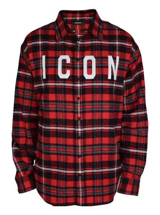 Dsquared2 Flannel Shirt - Red