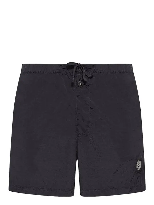 Stone Island Compass Logo Swimsuit - Black