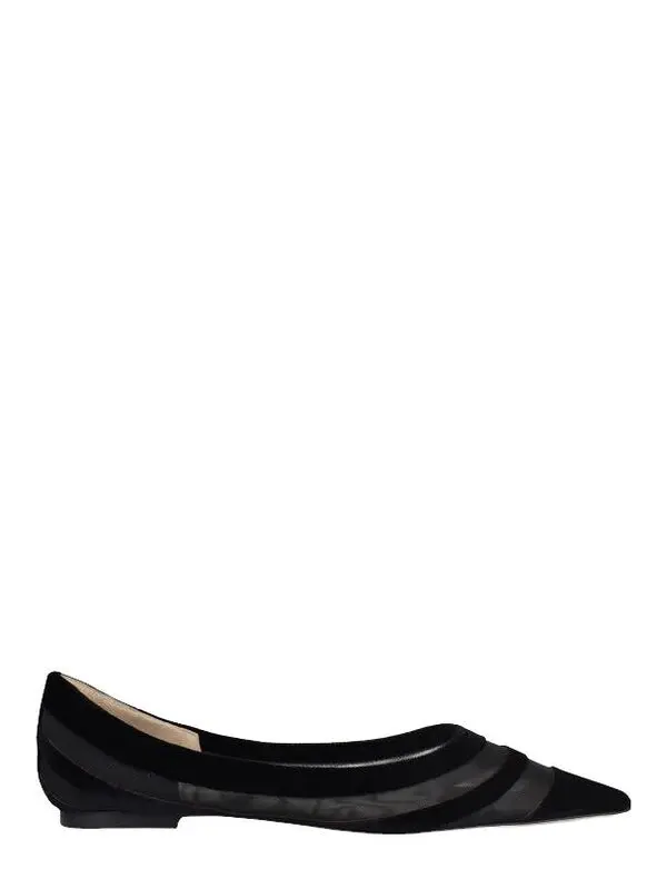 JIMMY CHOO Love Ballerinas - Black