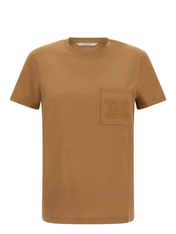 Max Mara Papaya Cotton T-shirt - Cream