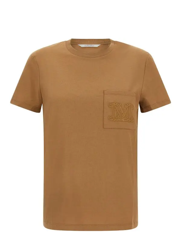 Max Mara Cotton T-shirt - Cream
