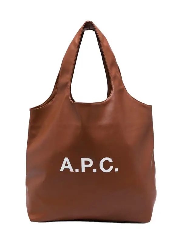 A.p.c. Ninon Tote Bag - Brown