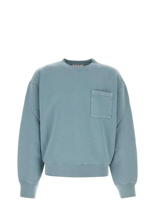 Marni Cotton Sweatshirt - Blue