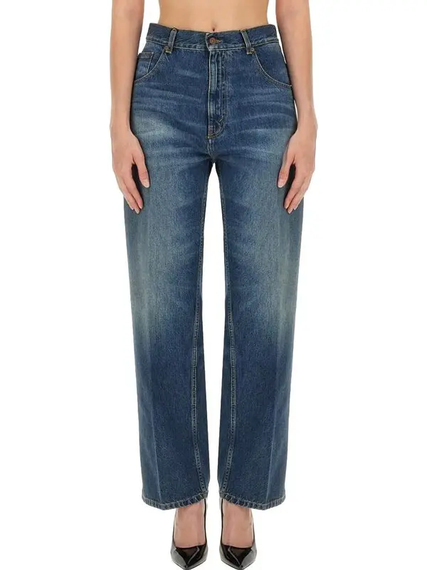 Victoria Beckham Boyfriend Jeans - Blue